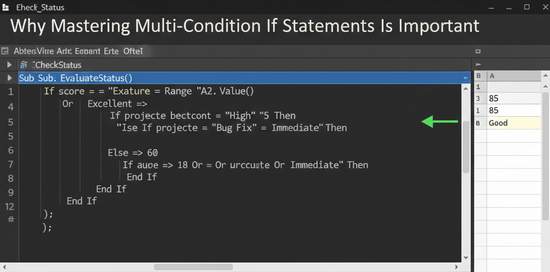 How to Use Multiple Conditions in VBA If Statements: Efficient Branching and Practical ...